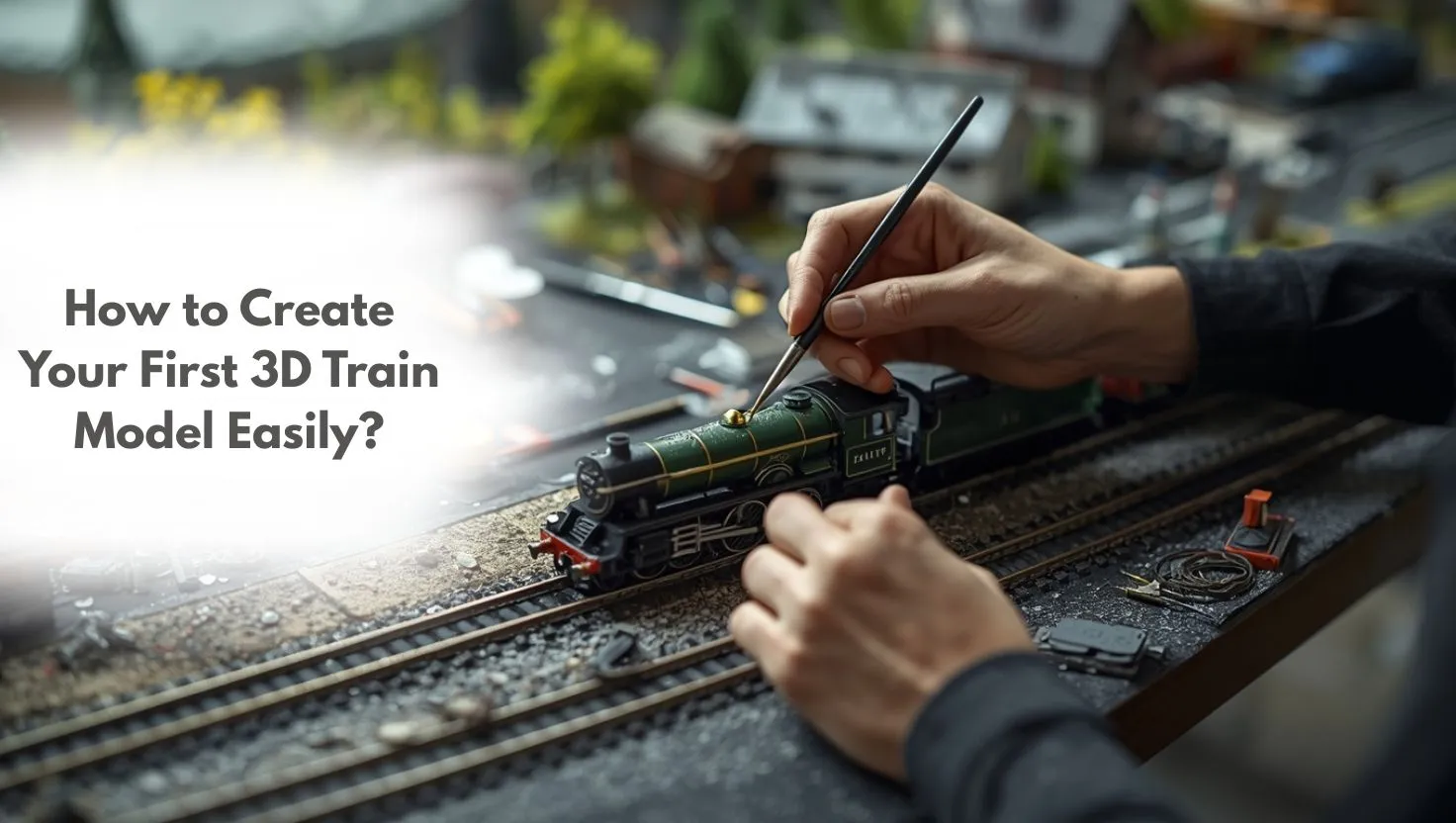 How to Create Your First 3D Train Model Easily | Beginner Guide